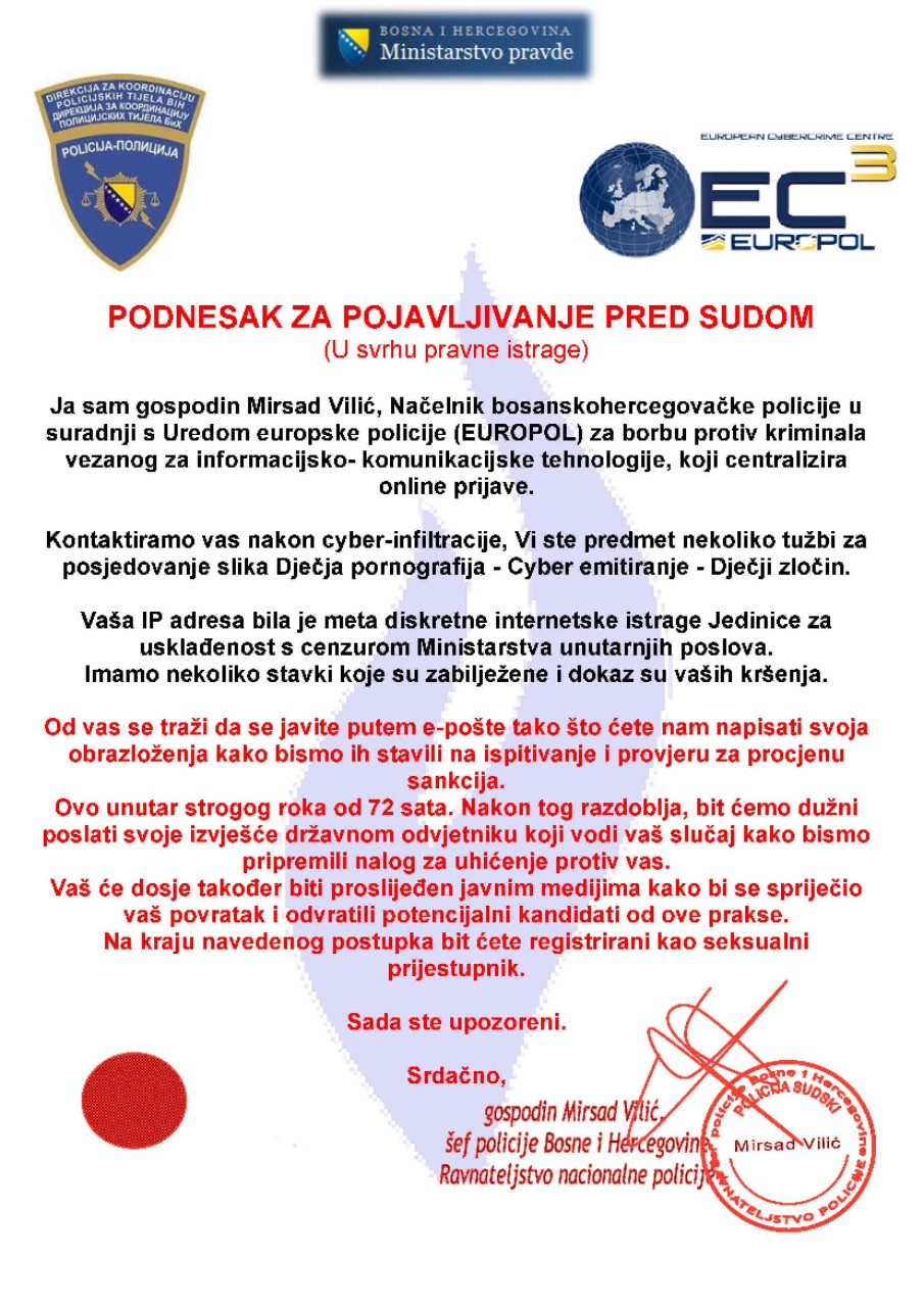 UPOZORENJE na aktuelnu cyber opasnost!!! – Strukovno Udruženje Sektora Bezbednosti